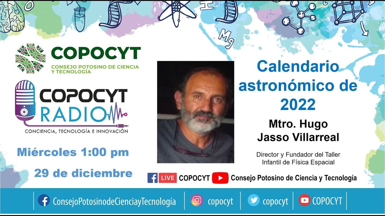 Calendario Astronómico 2022 con Hugo Jasso Villarreal - YouTube