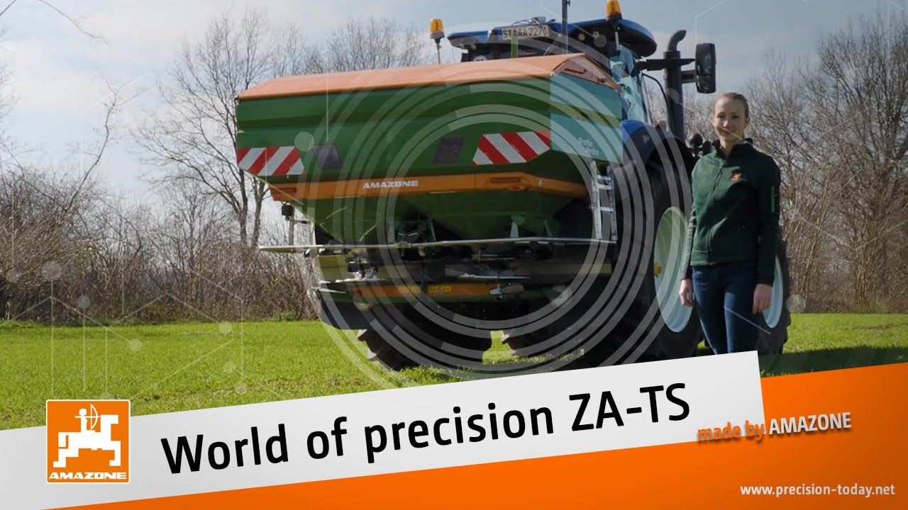 Precision TODAY: Mounted spreader ZA-TS | AMAZONE - YouTube