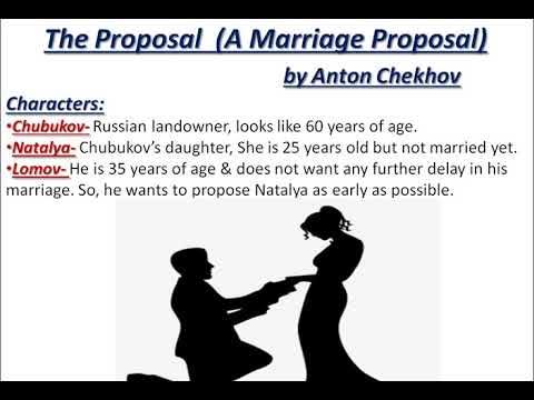 The Proposal (A Marriage Proposal) by Anton Pavlovich Chekhov - YouTube