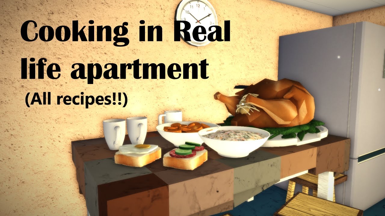 Cooking every food recipes in Real life apartment 🍳 | Roblox - YouTube