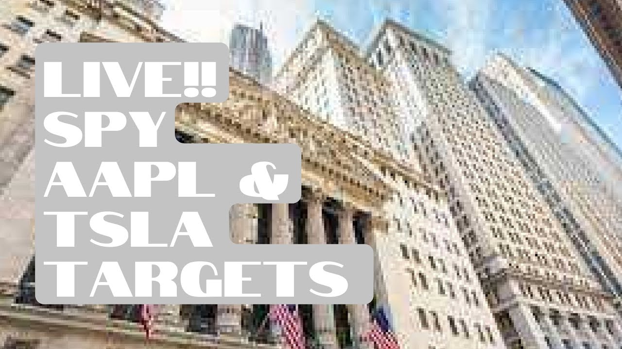 Live: SPY, AAPL & TSLA!! What Is The Trading Range For SPY? - YouTube