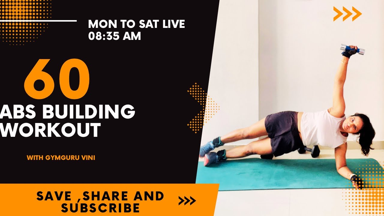 Gymguru vini is live Abs building workouts at home 🔥💥💪#abs #fatloss # ...