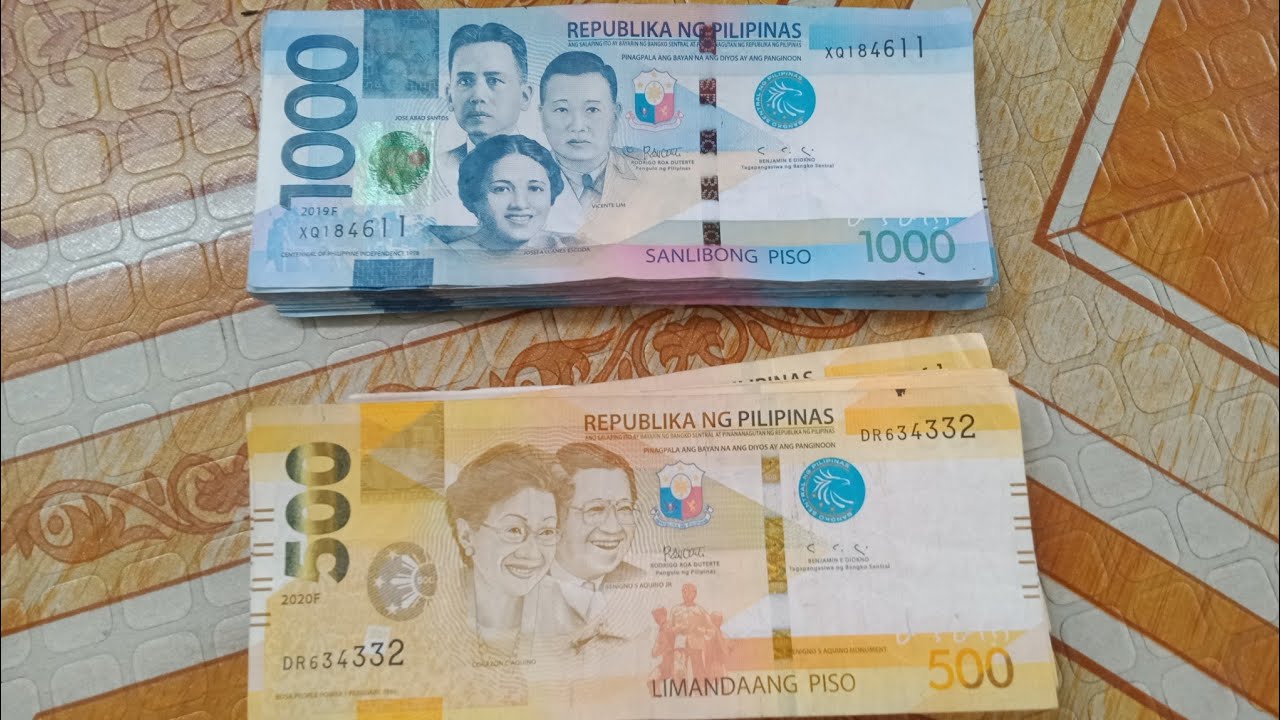 Philipphine Money Bill 1k & 5 hundred bill - YouTube