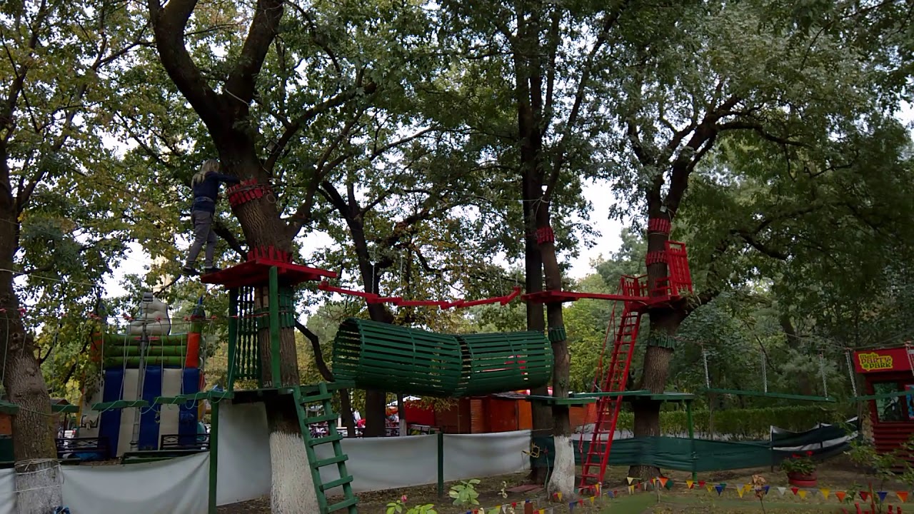 Parcul de Aventura din Crang - Buzau - YouTube