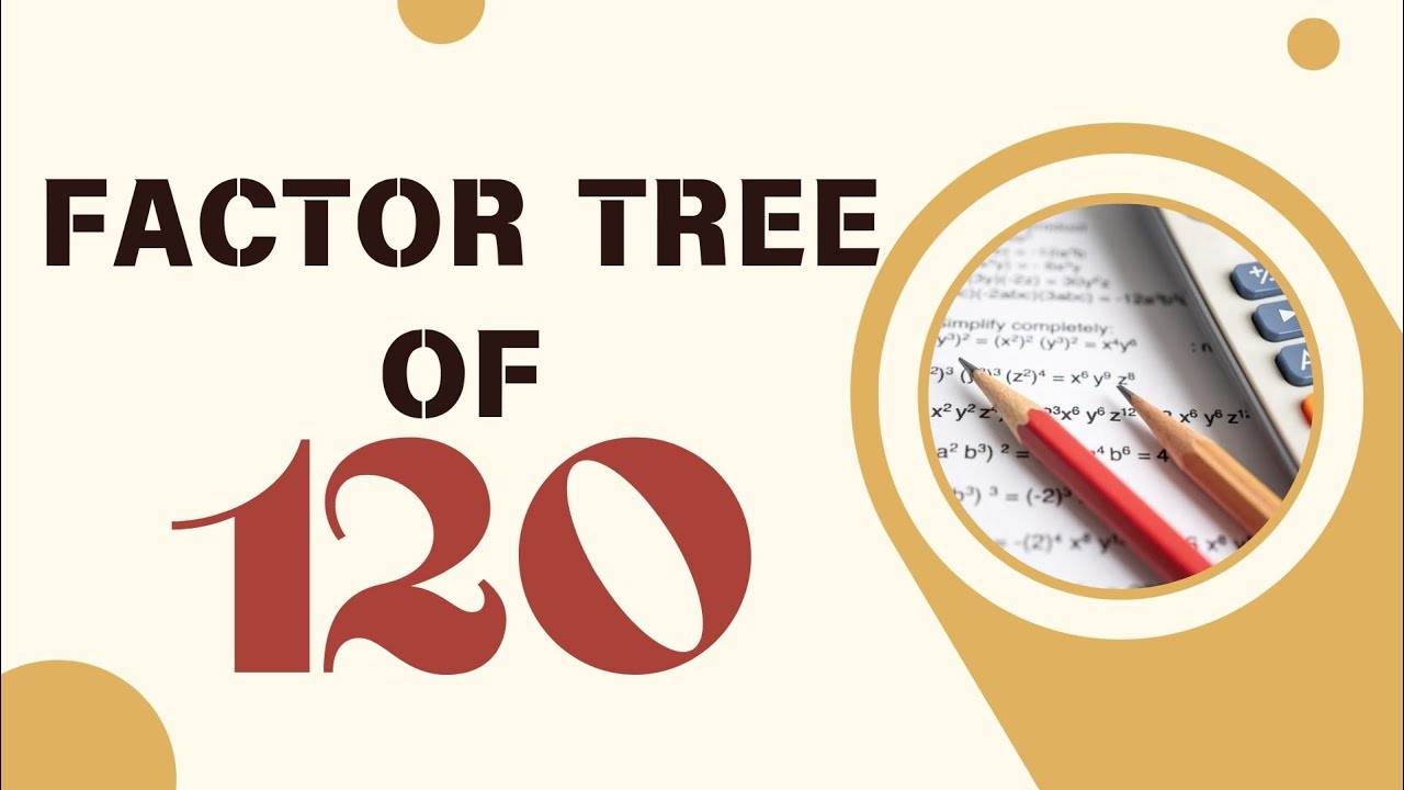 Factor Tree Of 120|Prime Factorization Of 120 - YouTube
