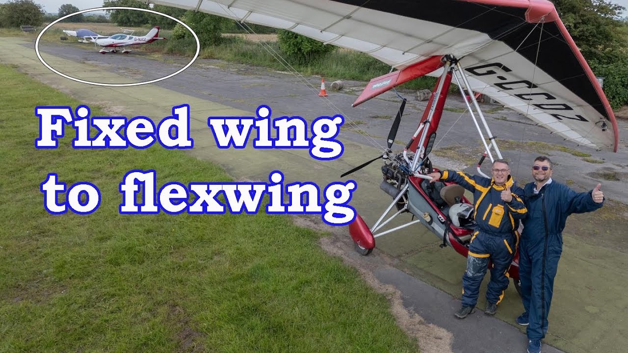 Did he enjoy his FIRST ever flexwing flight - YouTube
