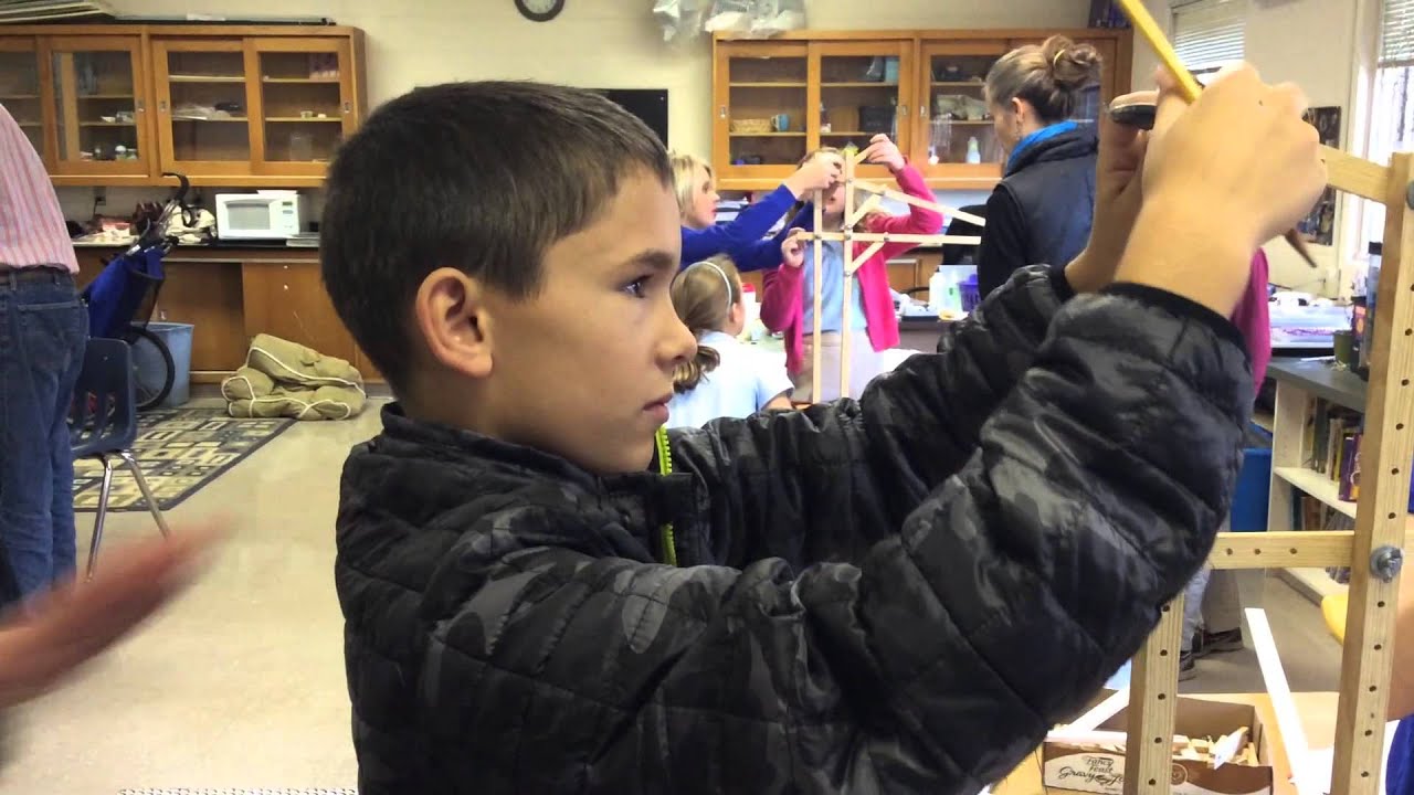 Fifth Grade Engineering: Cantilevers - YouTube