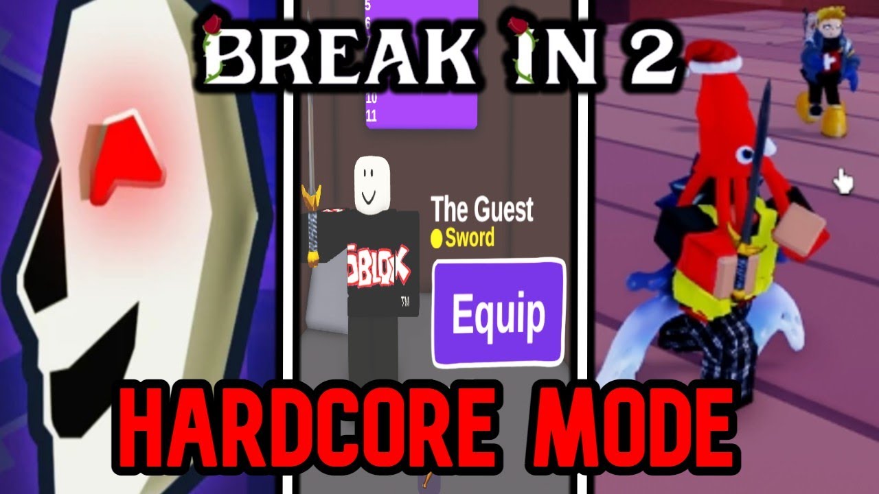 ROBLOX BREAK IN 2 - HARDCORE MODE (Guest Role) - Full Walkthrough - YouTube