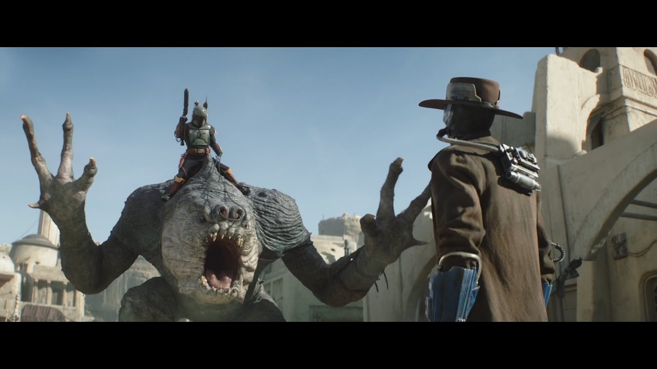 Boba Fett riding Rancorr - The Book of Boba Fett (2021) - YouTube