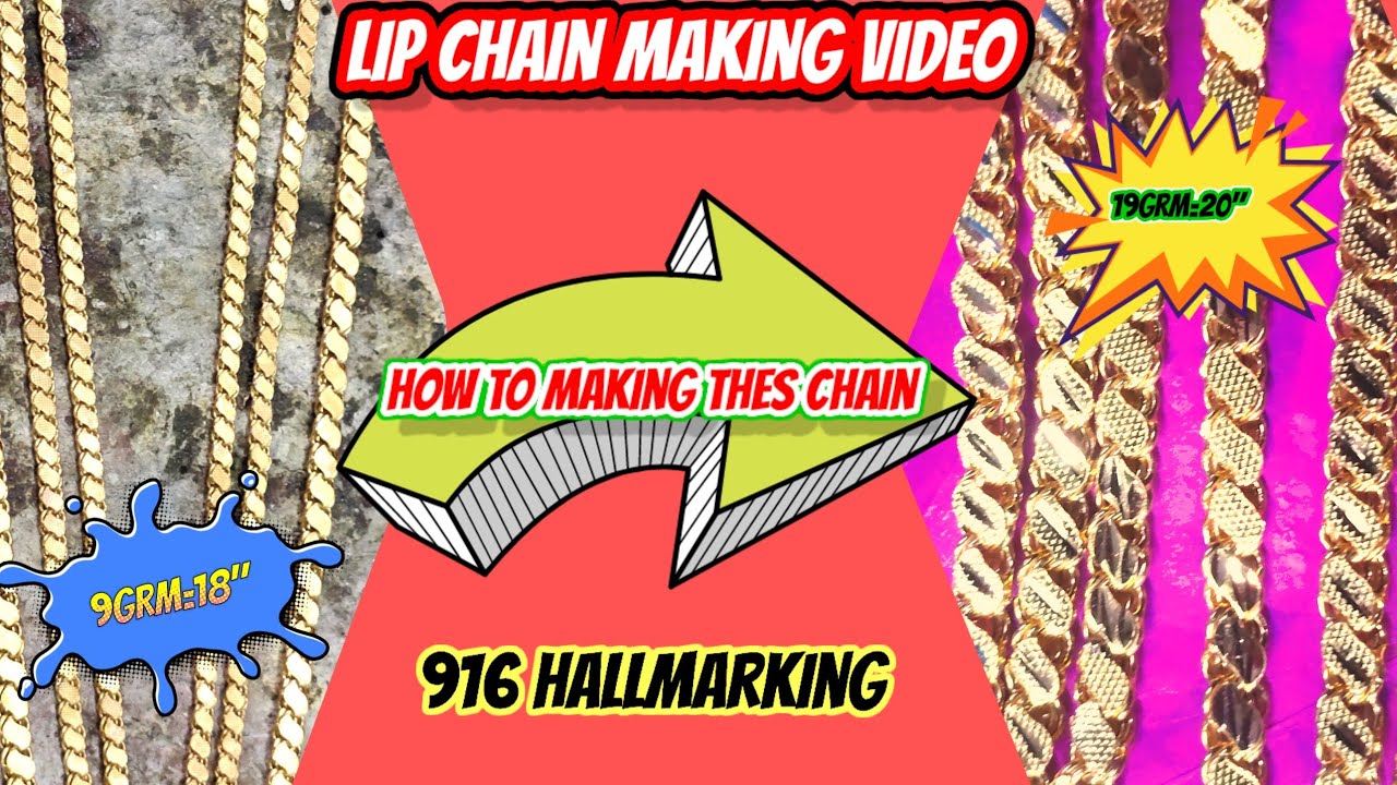 Lip Chain Making Video# Dhani Chain Making Video#Lip Chain Desing#Dhani ...