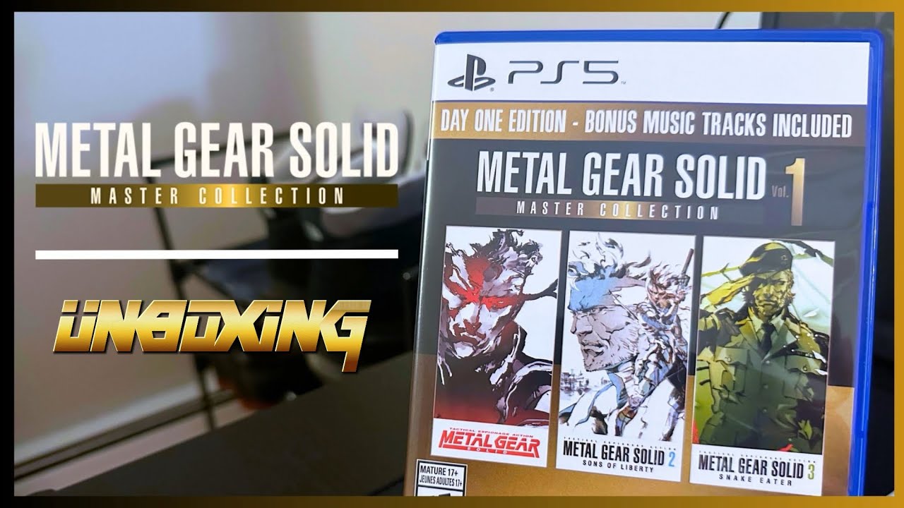 Metal Gear Solid: Master Collection Vol. 1 PS5 Unboxing - YouTube