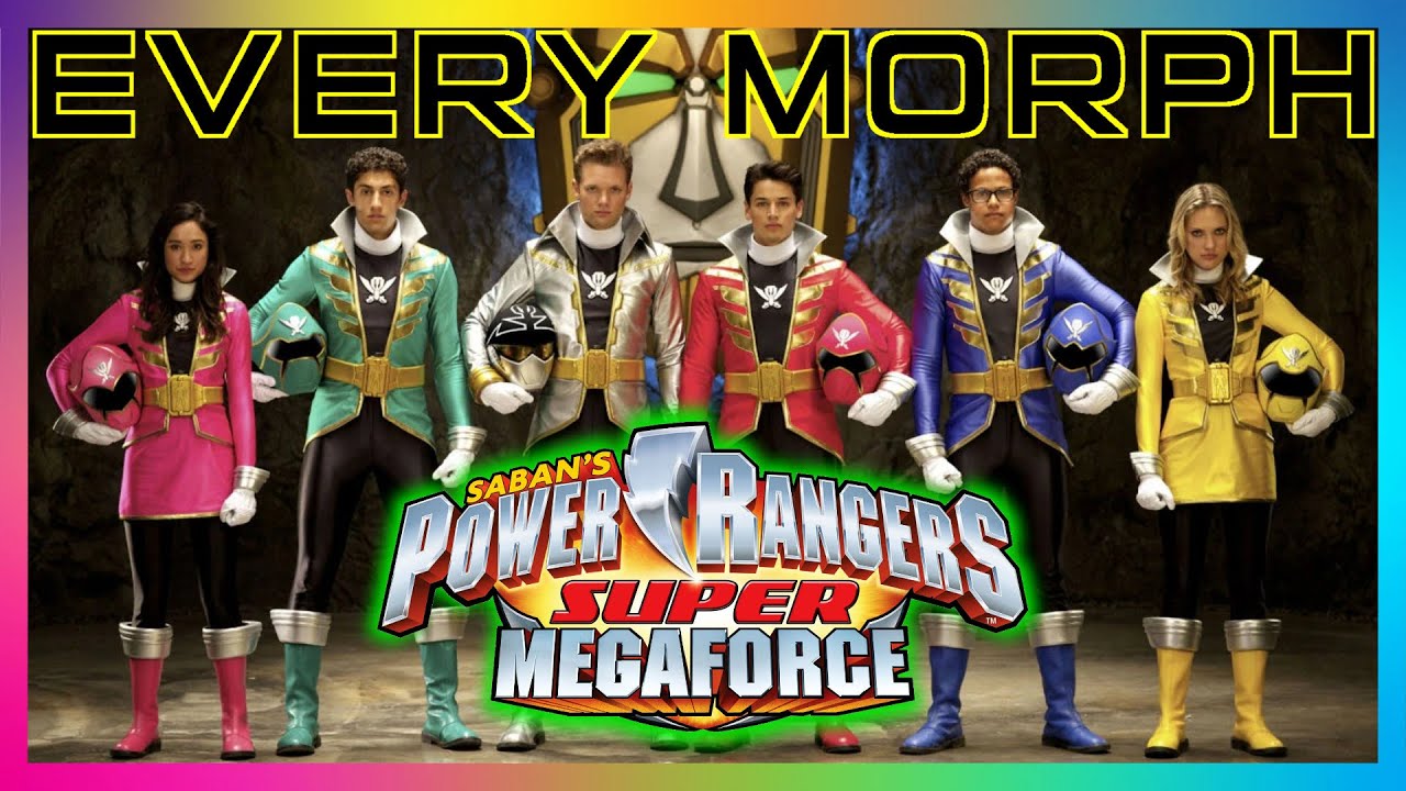 EVERY 'Power Rangers Super Megaforce' MORPH EVER - YouTube