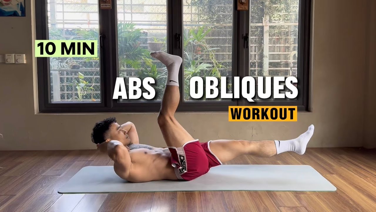10 Min ULTIMATE AB & OBLIQUES Workout to Get SHREDDED ABS at Home - YouTube