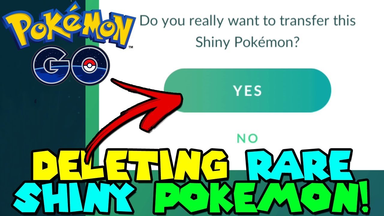 DELETING RARE EVENT SHINY IN POKEMON GO ?! - YouTube
