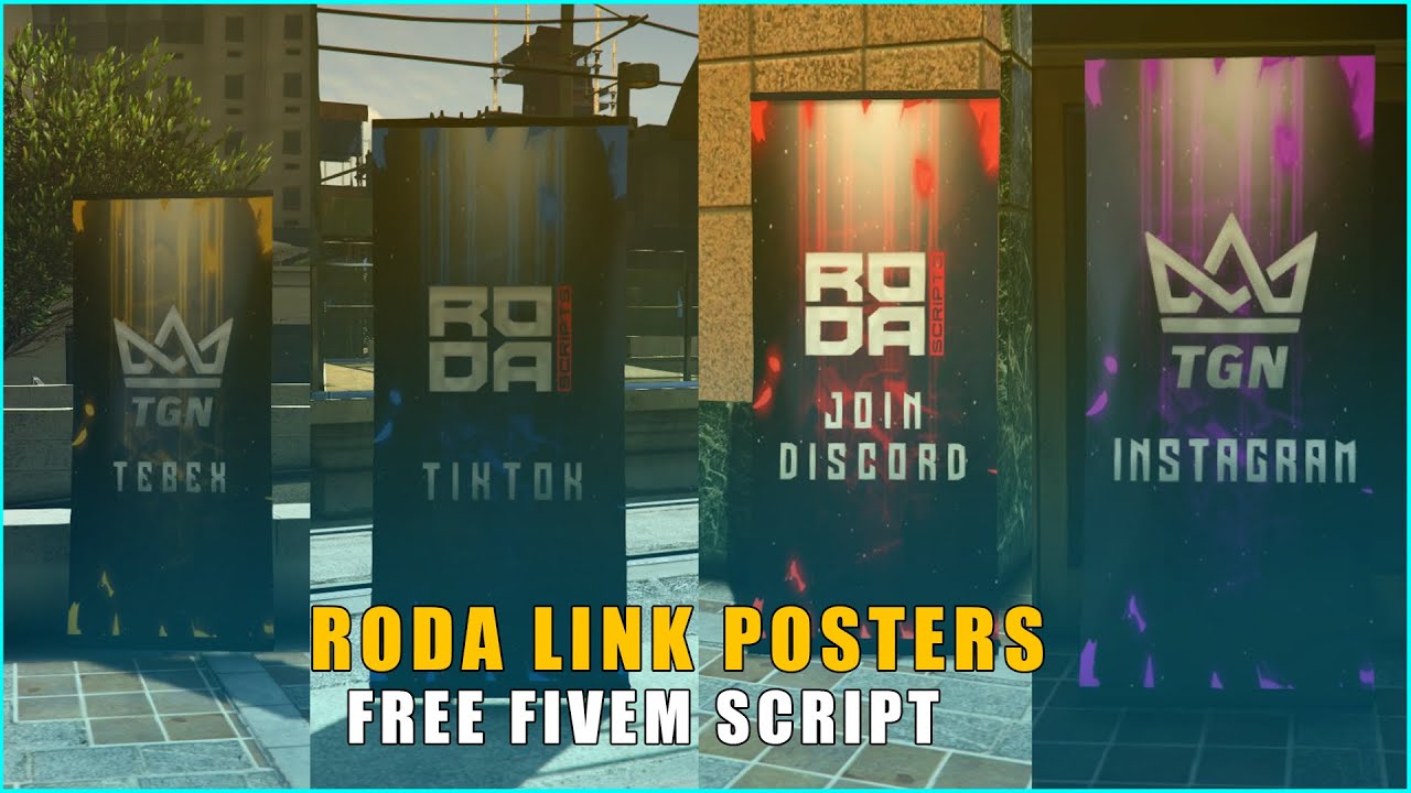 [STANDALONE] Roda Link Posters | FREE Fivem Script | Latest 2025 ...
