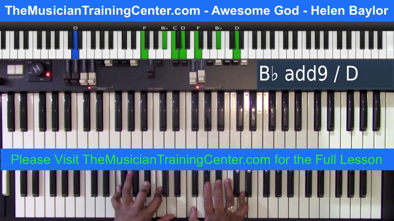 Organ: How to Play "Awesome God" by Helen Baylor - YouTube
