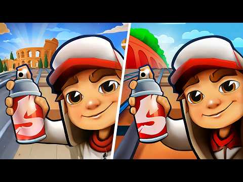 Subway Surfers Classic VS Subway Surfers Rome, New Subway Surfers Game, Subway Surfers New Update