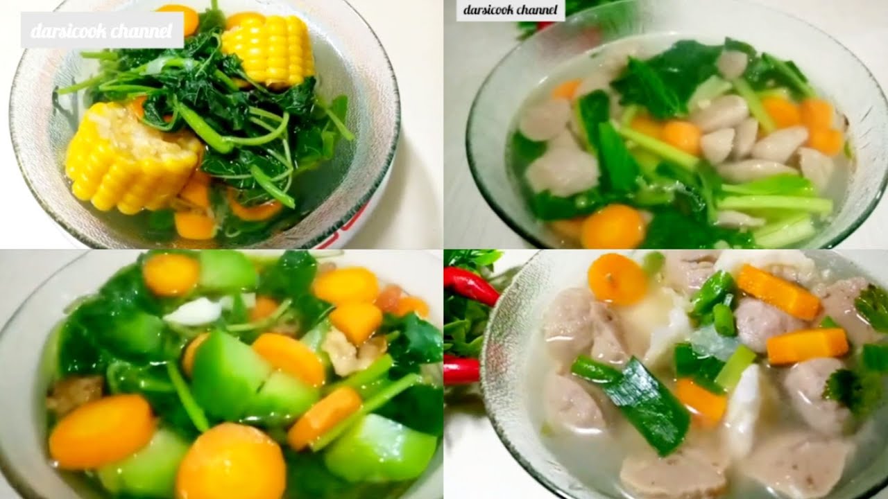 4 resep sayur berkuah bening yang enak - YouTube