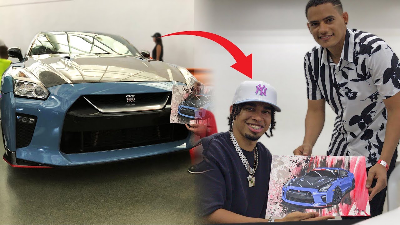 ¡Sorprendí a RDJavi con un arte exclusivo De su GTR R35! - YouTube