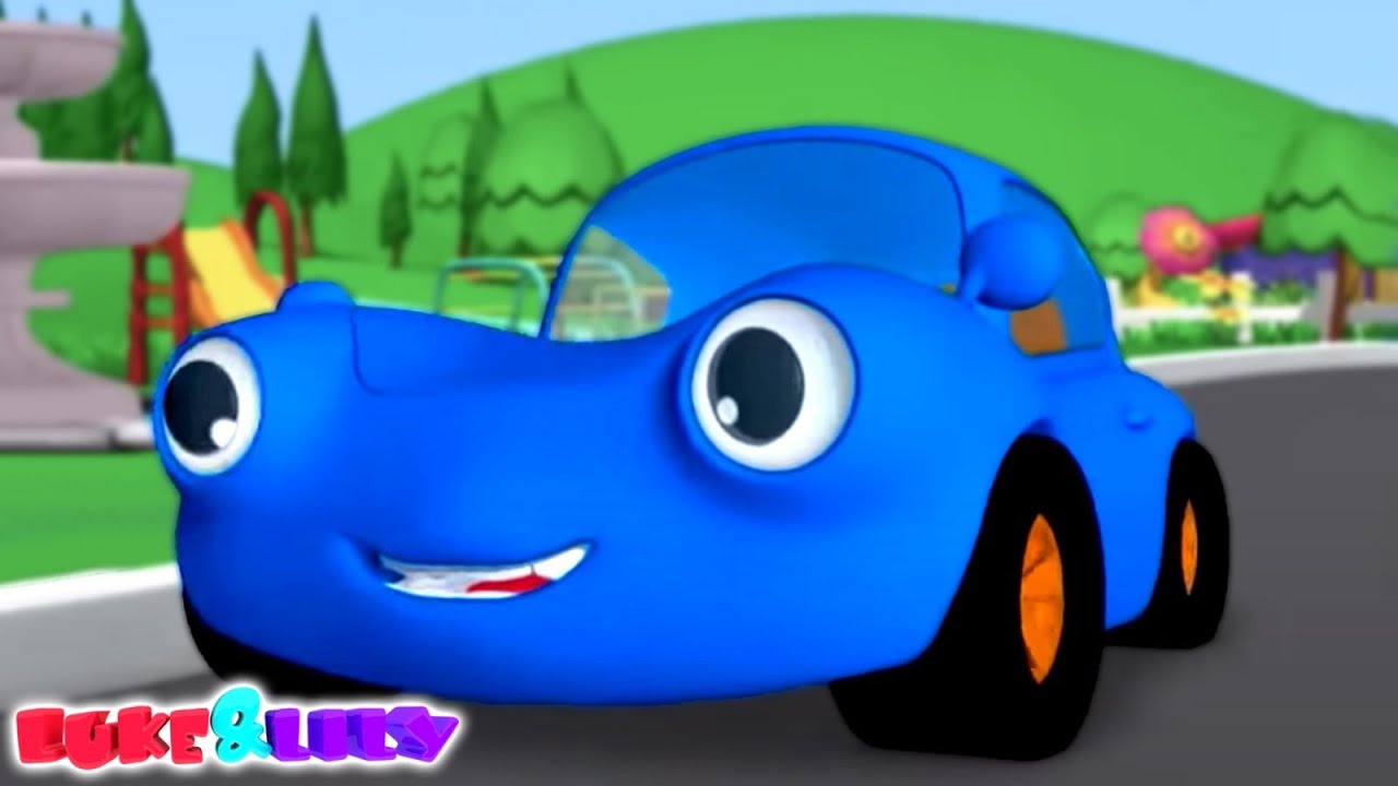 Motor Car Song, बंदर मामा, Nursery Rhymes & Kids Cartoon Videos By Luke ...