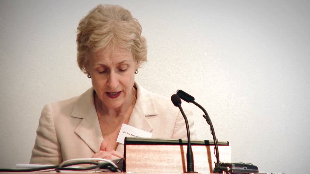Issue 37(3) Launch - Keynote Address - the Hon Anna Katzmann - YouTube