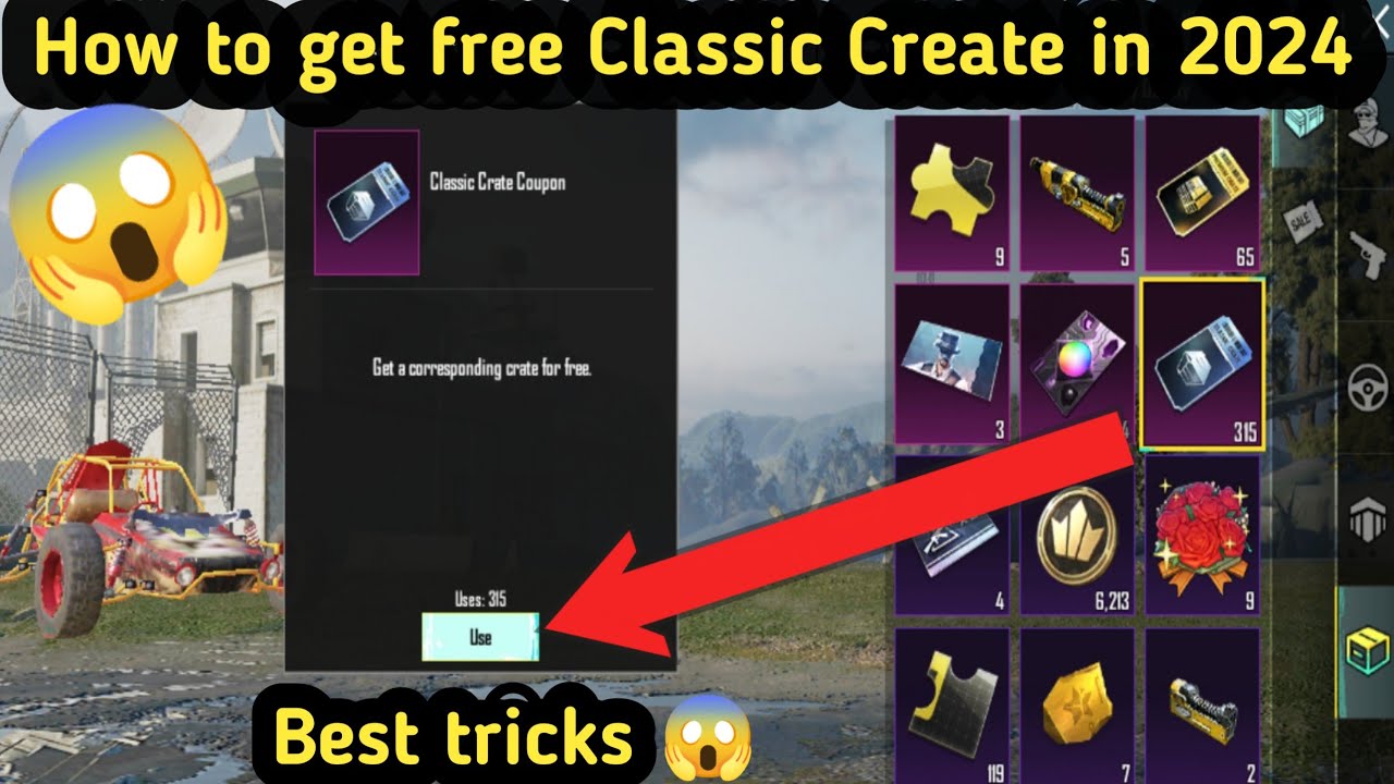 How To Get All Free Classic Create In PUBGM In 2024 | Best tricks ...