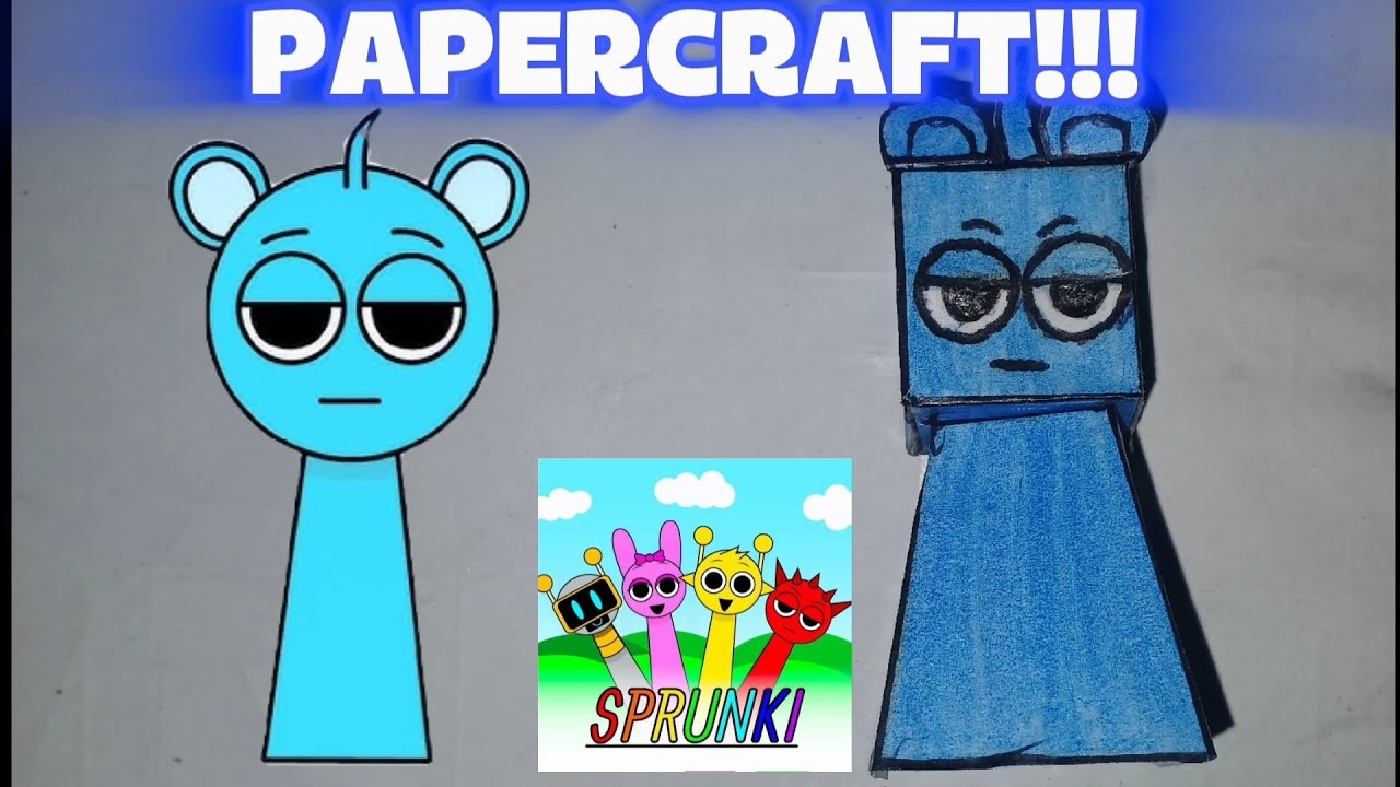 Como Fazer o SKY do Sprunki de Papel! - YouTube