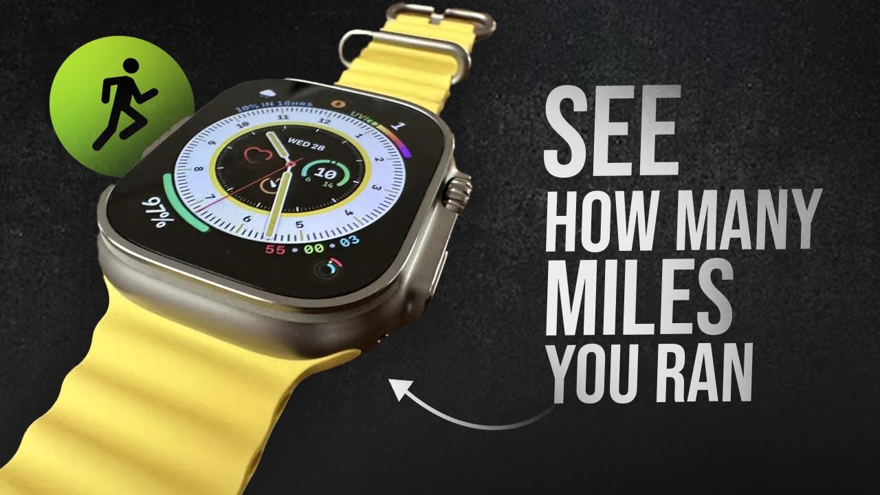 How to See How Many Miles You Ran on your Apple Watch (tutorial) - YouTube