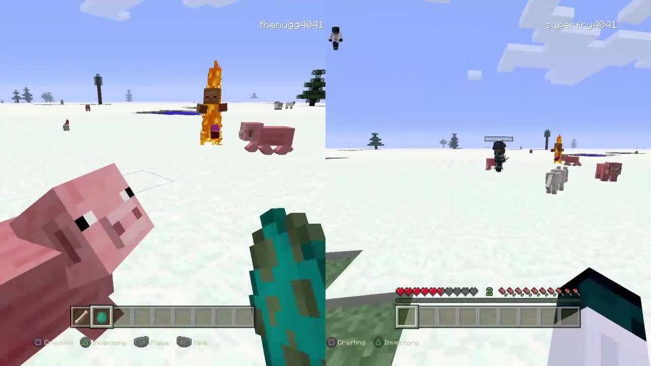 Minecraft human dog - YouTube