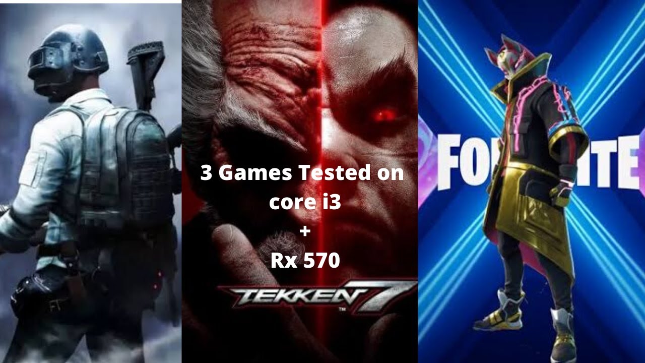 3 Games Tested On Core i3+Rx570 - YouTube