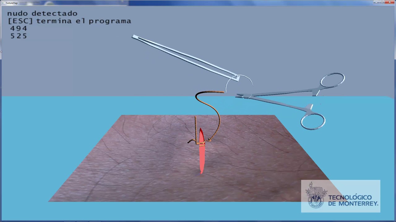 SutureHap: A Suture Simulator with Haptic Feedback - YouTube