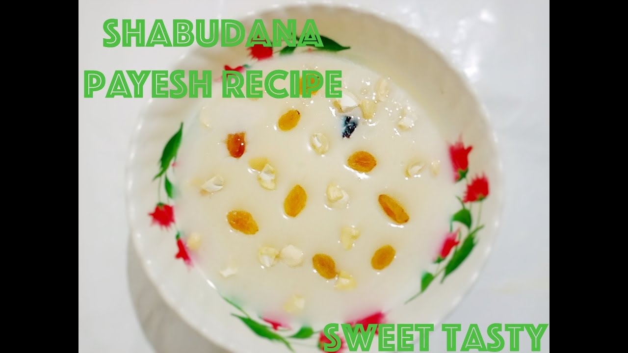 Traditional Shabudana Payesh Recipe | Bhoger Payesh | Bengali payesh ...