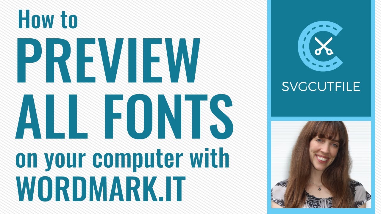 How to preview all your fonts at the same time on Wordmark it - YouTube