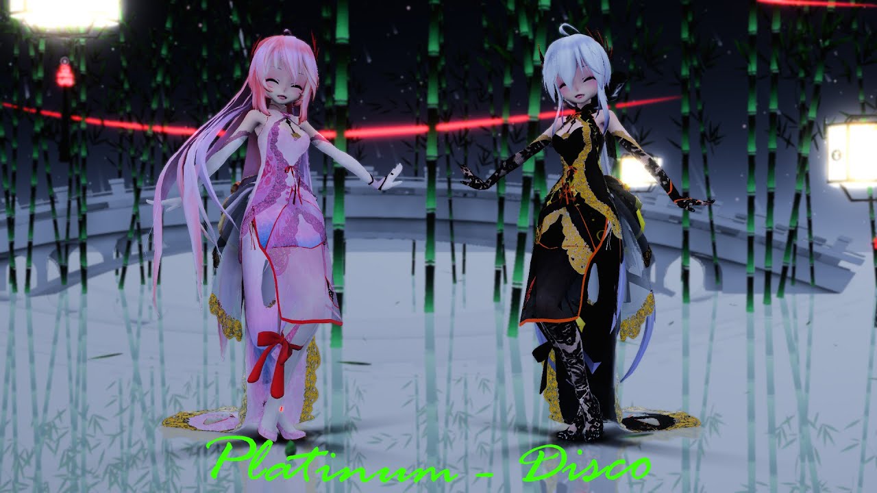 【MMD】 Platinum Disco (Nisemonogatari Opening 3) by Yuka Iguchi「Cover ...