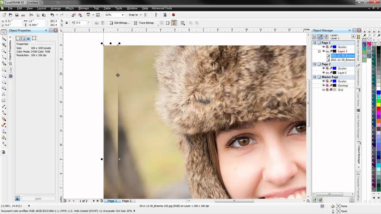 Setup a canvas project in Corel Draw - YouTube