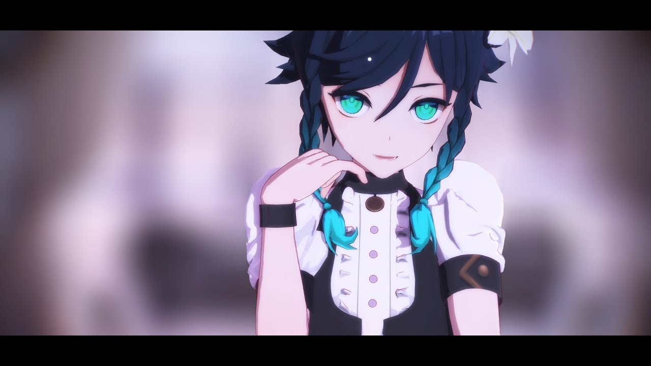 『原神 Genshin Impact MMD 』Venti × phone number（Maid outfit） - YouTube
