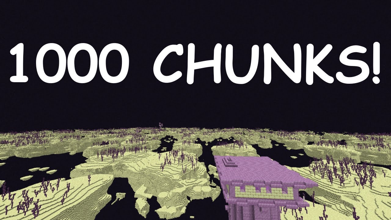 Pushing Minecraft Render Distance to the LIMIT - YouTube