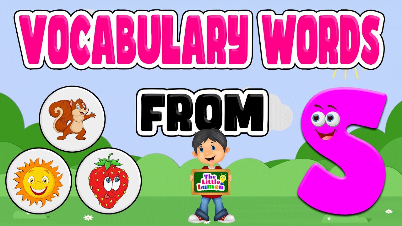 20 Words From S | Words That Start With Letter S | Kids Vocabulary ...
