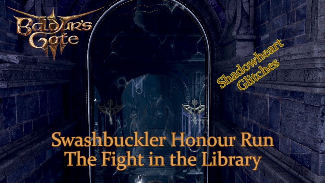 Baldur's Gate 3. Swashbuckler Honour Run. The Library in the Temple of ...