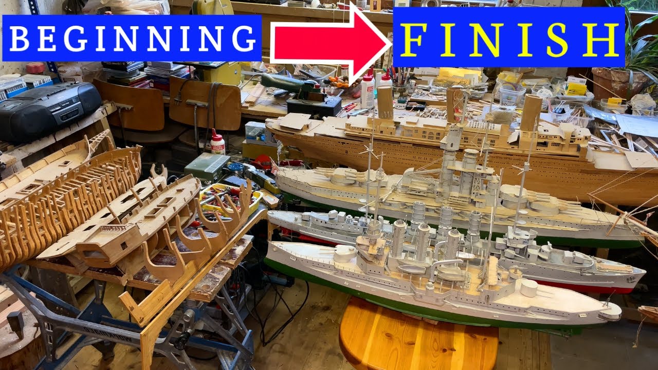 Build Ship Model, From Beginning to Finish #shorts - YouTube