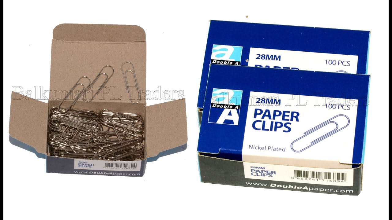 Paper Clip 28 MM Double A - YouTube