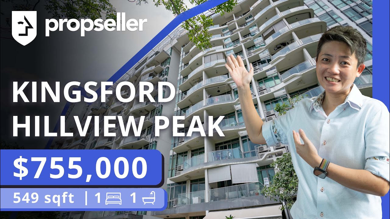 A Stylish Gem Near Hillview MRT: 1-BR Unit @ Kingsford Hillview Peak ...