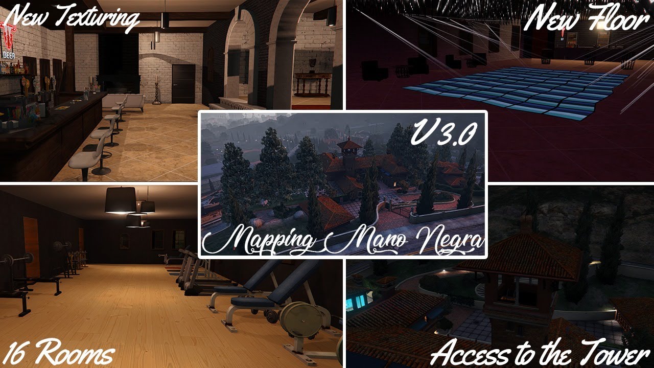 V3.0 MAPPING MAFIA MANO NEGRA | MLO | GTAV | FIVEM - YouTube