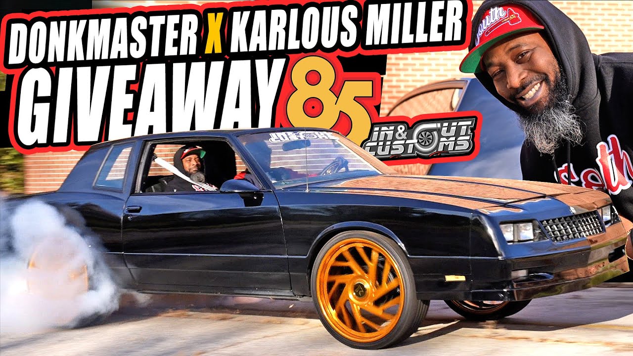 DONKMASTER MADE KARLOUS MILLER'S GIVEAWAY CAR TOO FAST - Black Blurry ...