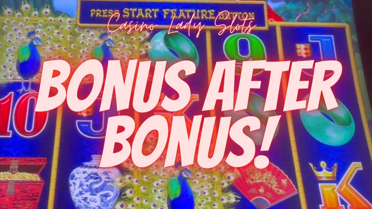 I Put $100 In A Peacock Princess Dragon Link Slot Machine! Bonus After ...