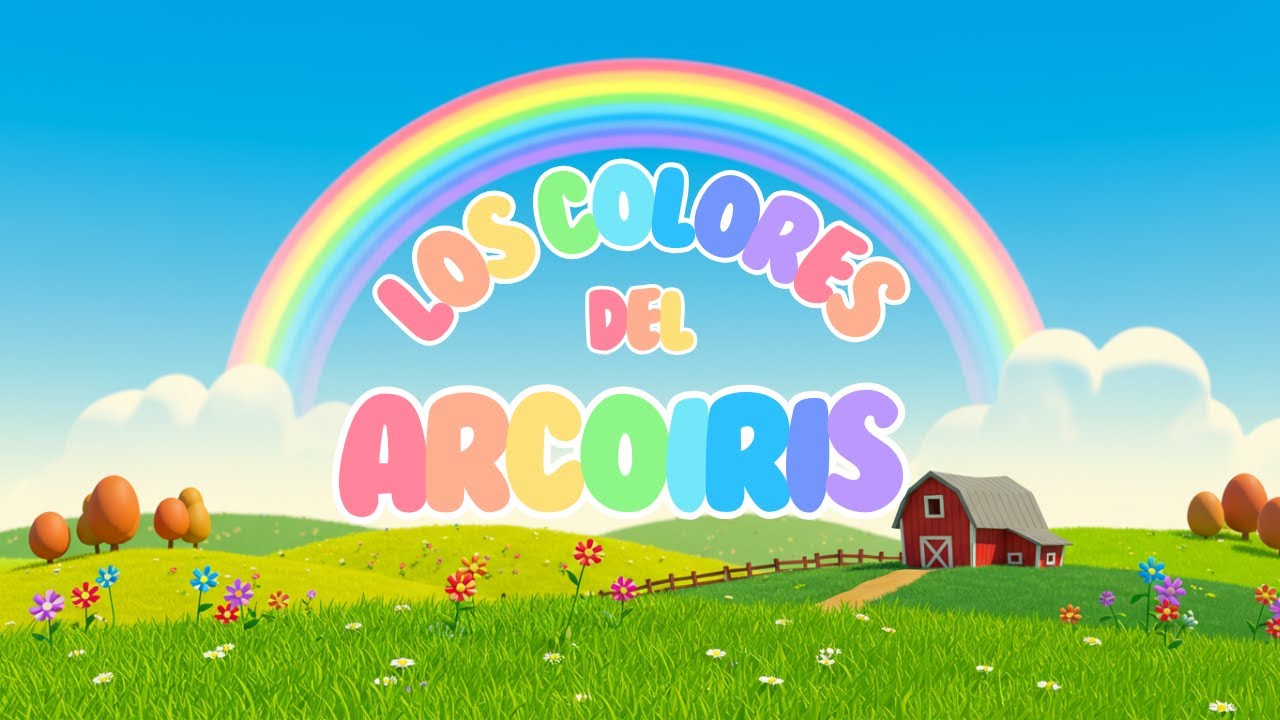 🌈 Canción de los Colores del Arcoíris 🎶 | Aprende Cantando con Dibujos ...