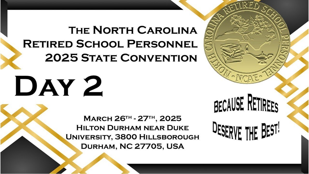 2025 NCRSP State Convention Day 2 - March 27, 2025 - YouTube