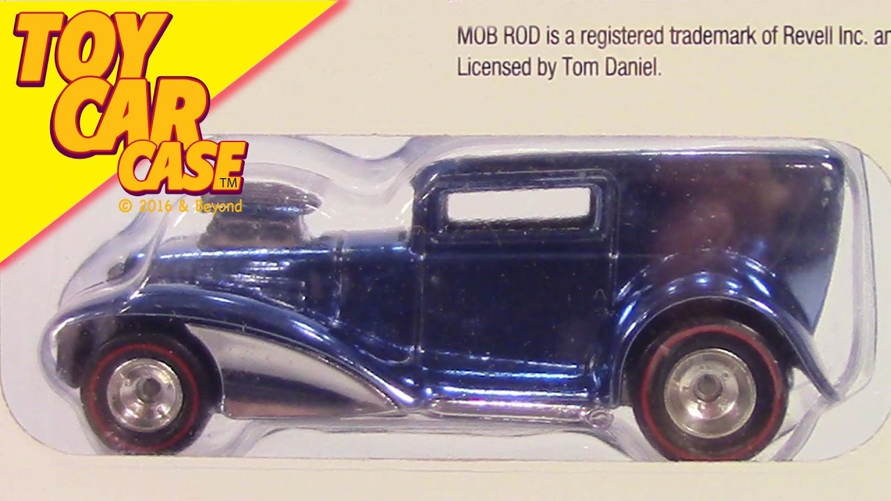 Hot Wheels Tom Daniel Mob Rod Red Line Toy Car Case - YouTube
