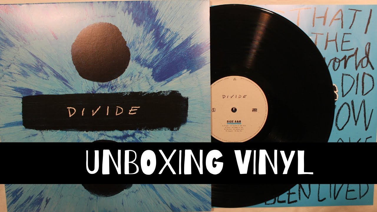 Vinyl Unboxing - Ed Sheeran Divide | EthanTheDJ - YouTube