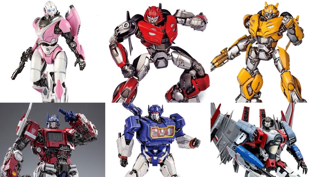 New transformers bumblebee movie model kits figures revealed - YouTube